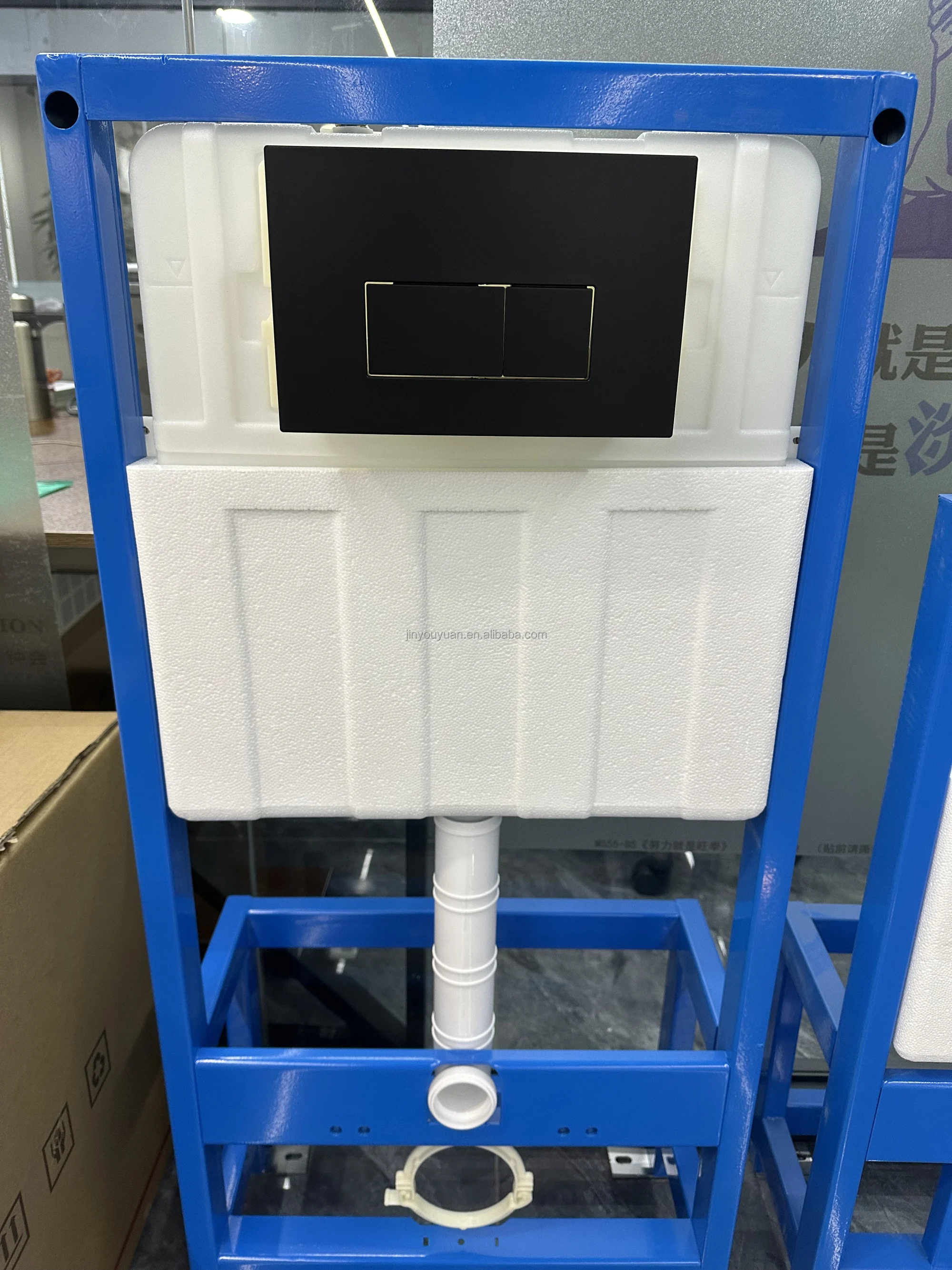 T281 Wall Hung Toilet Installation System European Concealed Flush ...