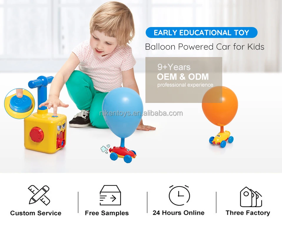 Balloon Powered Cars - Fun Educational Toys for Kids