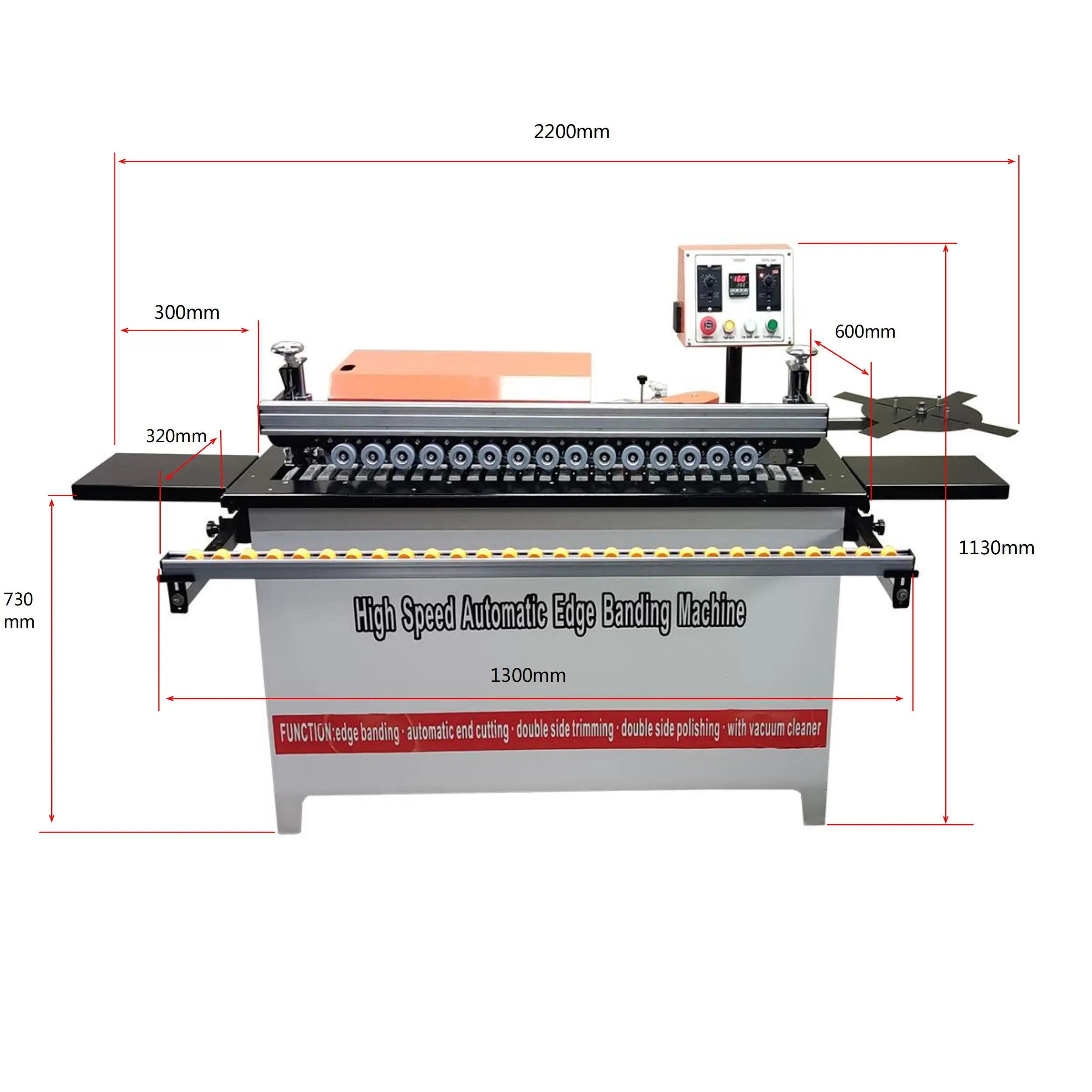 Wholesale PVC Tape Mini MDF Double Edge Trimmer Machine