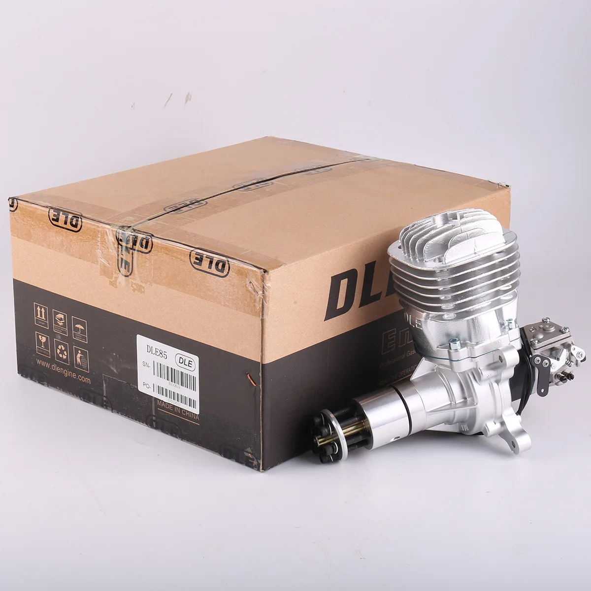 Dle85 Drone Gasoline Engine Single Cylinder Two-stroke Side Exhaust ...