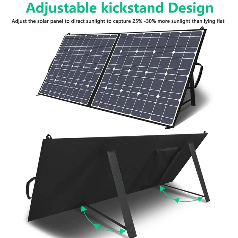 Waterproof Etfe Folding Solar Panel Bag 60w Portable Solar Charger ...