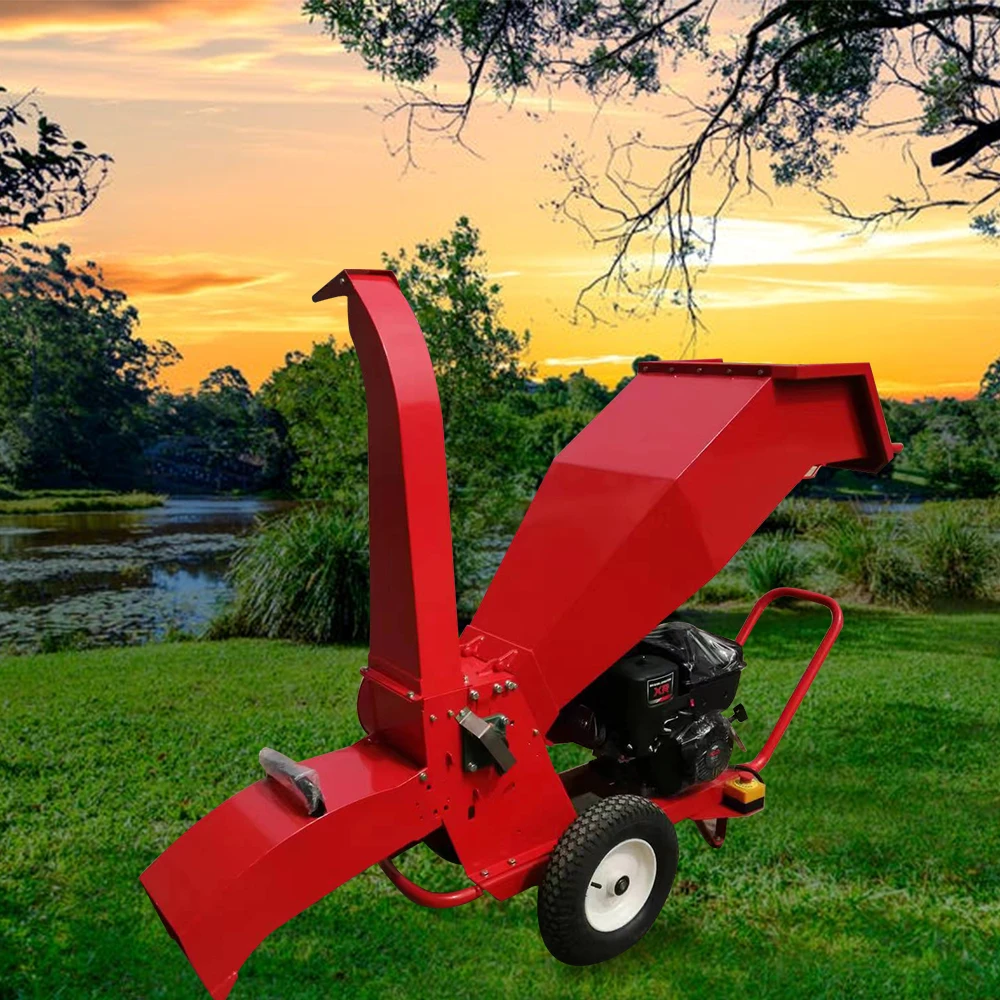Ce Approved 6.5hp 9hp 15hp Gasoline Engine Powered 6 Inch Wood Tree ...