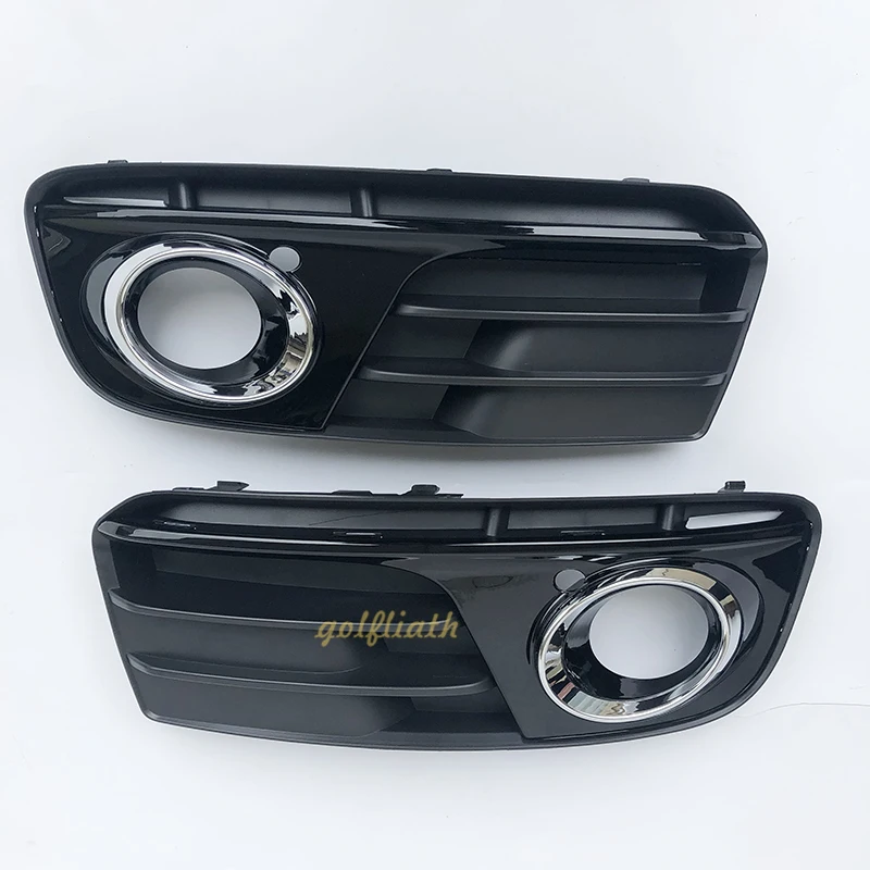 Left Right Side Fog Light Grille GRILLS for Q5(8R) MK1 2012/2013-2016 ...