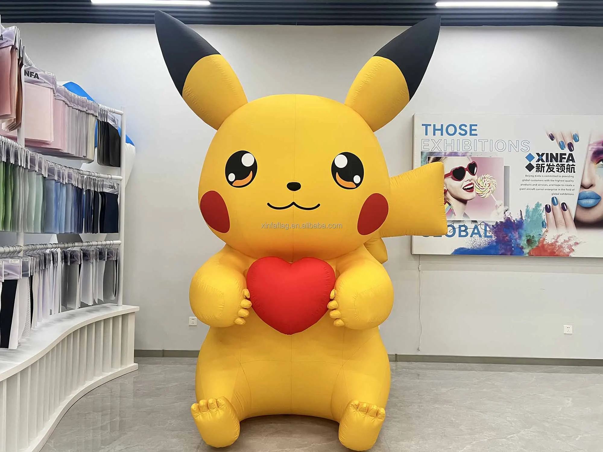 Lovely Inflatable Pikachu Advertising PVC Giant Character Cute Cartoon ...