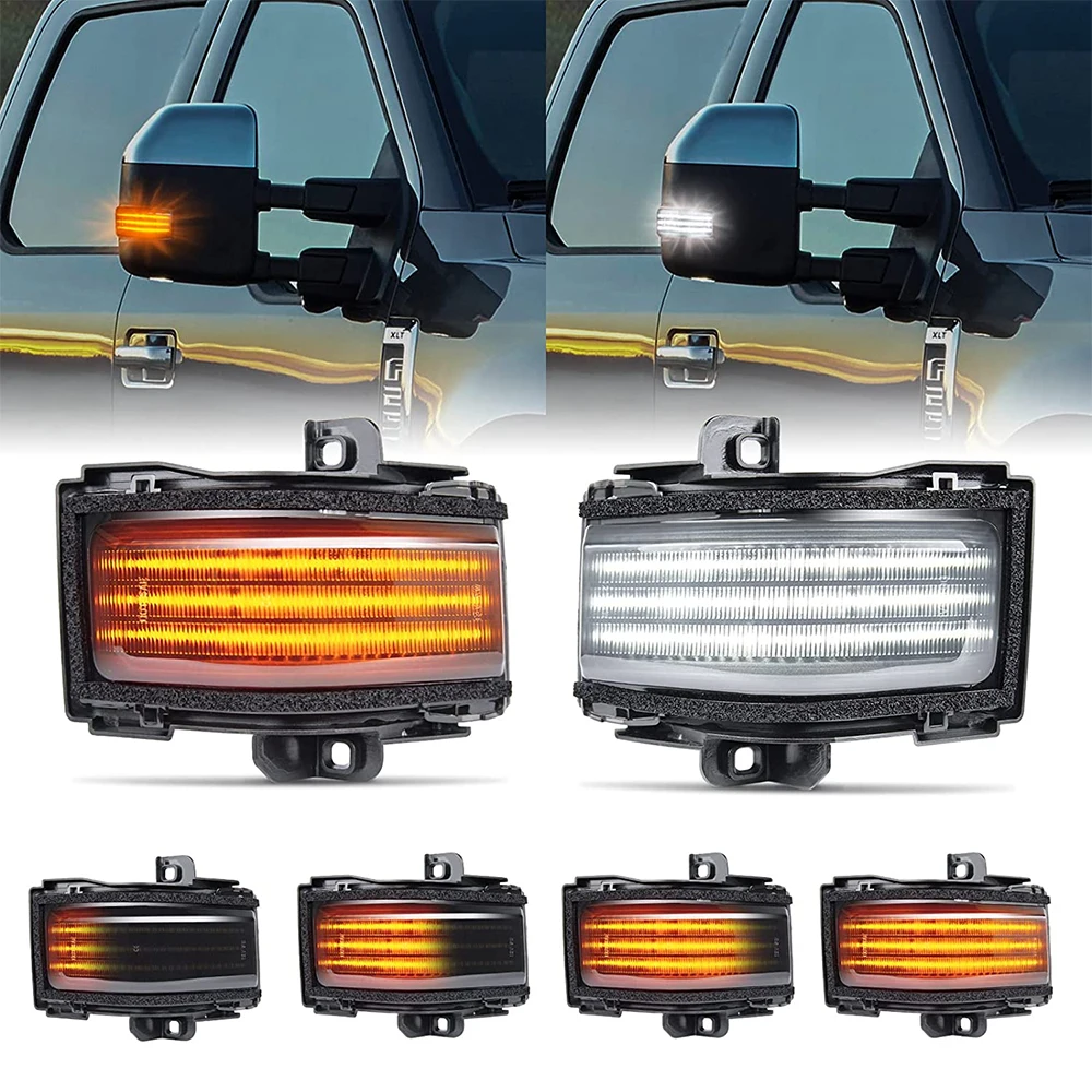 Customized Ford F250 F350 F450 Led Sequential Side Mirror Marker Lights ...