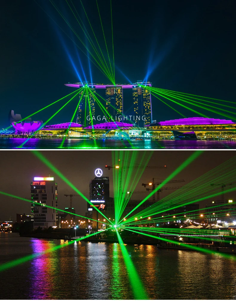 40 Watt RGB Animation Waterproof Outdoor Sky Beam Laser Light