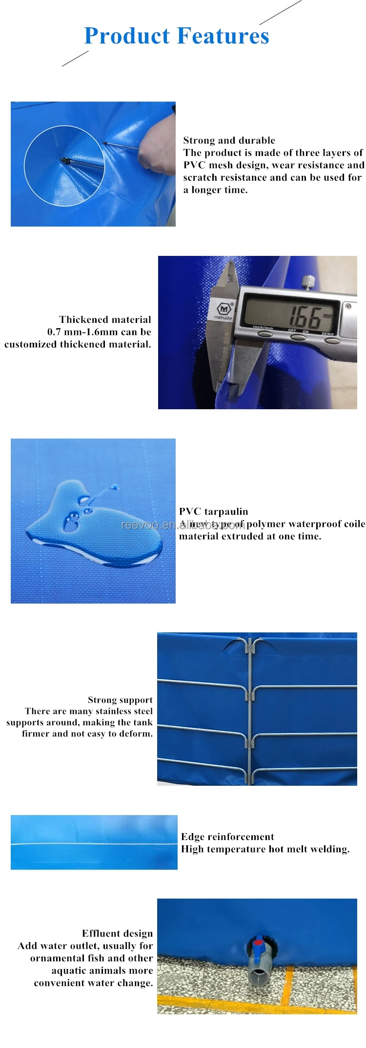 Folding Tank Fish Tank Thickened Canvas Tank - Buy Fish Pond,Fish Tank ...