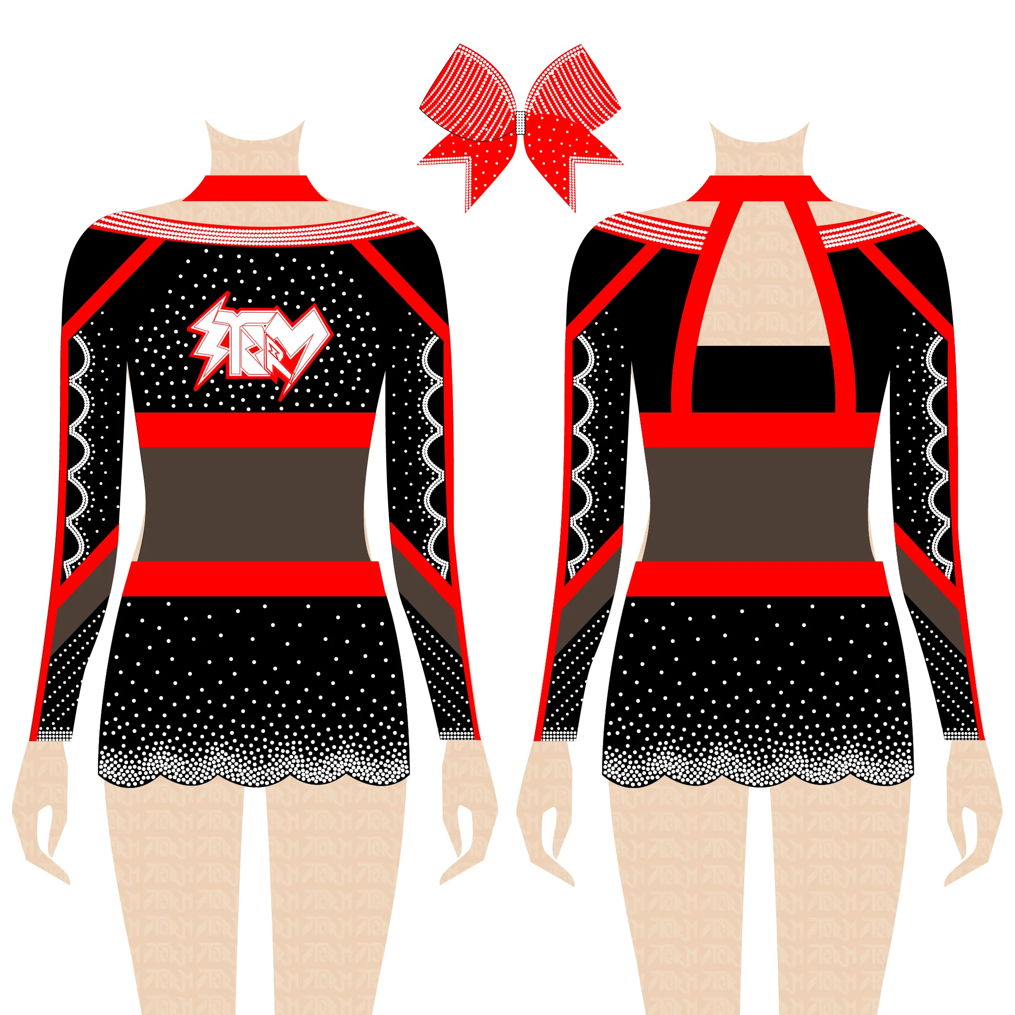Design Your Own Cheerleading Uniforms - Custom Colors