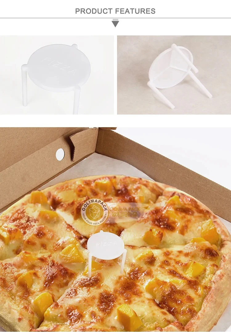 OOLIMA High Quality Disposable Plastic Pizza Tripods PP Material Pizza ...