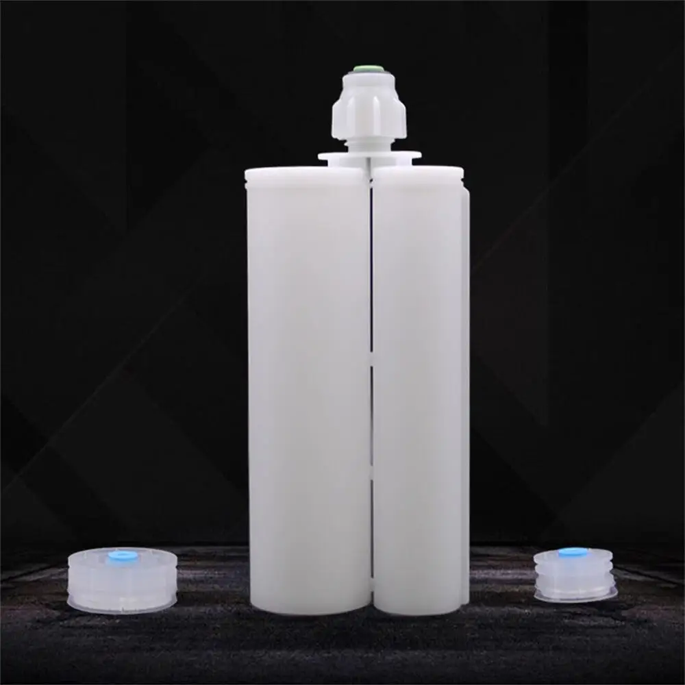 400ML 2:1 2k PP Large Plastic Fluid Dispensing Double Barrel Syringe ...