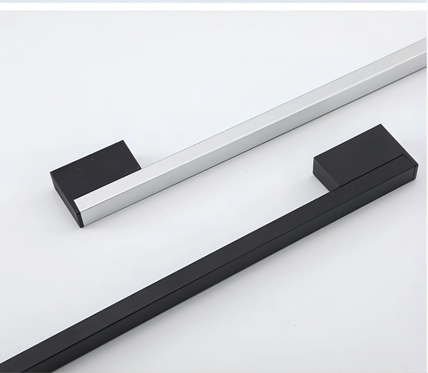 Stainless Steel Wardrobe Door Handle Silver Brushed European Door ...