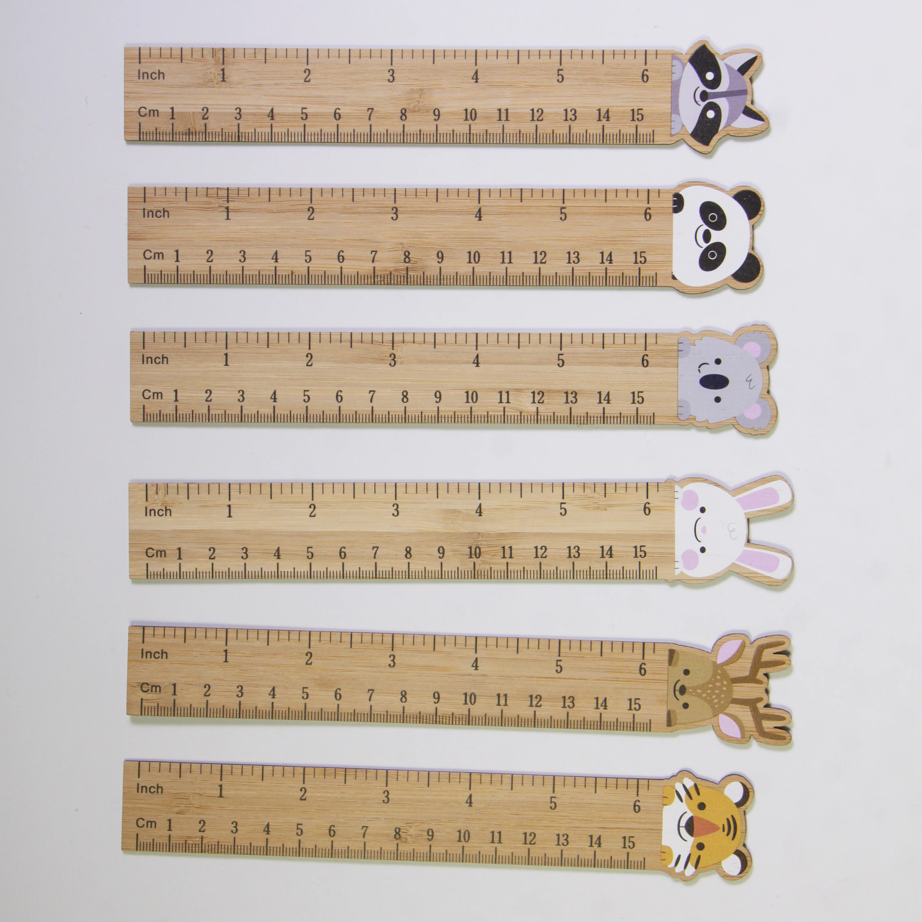 Custom Bamboo Rulers with Laser Engraving & Printing Logo