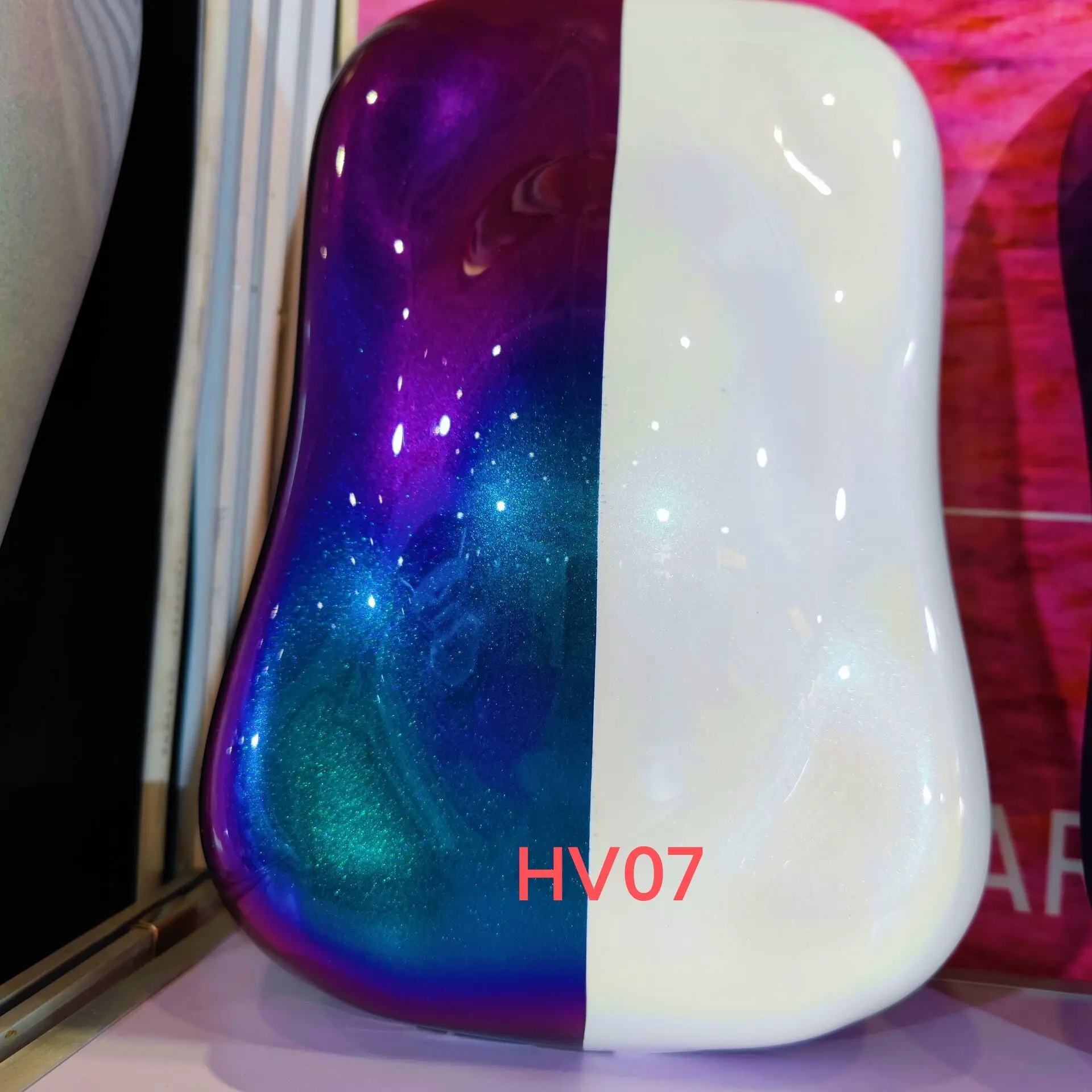 40um Iridescent Aurora White Super Chameleon Colorshift Car Paint ...