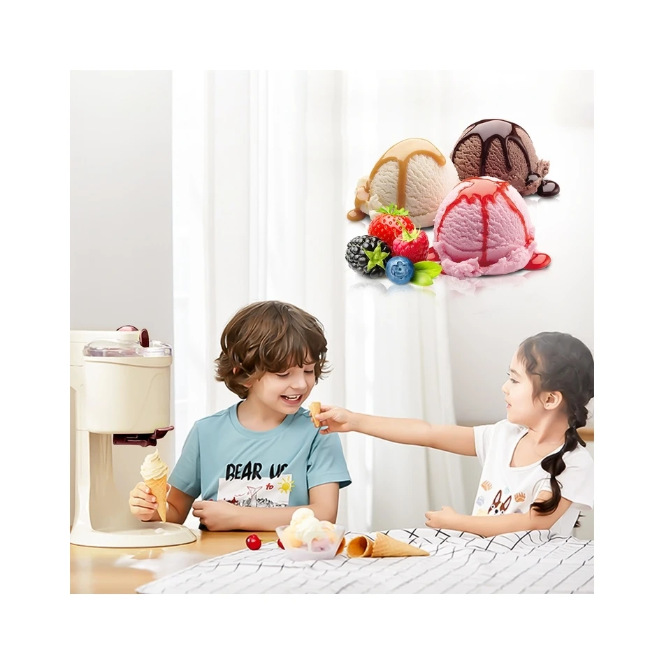 Mini Portable Soft Ice Cream Maker - Perfect for Home
