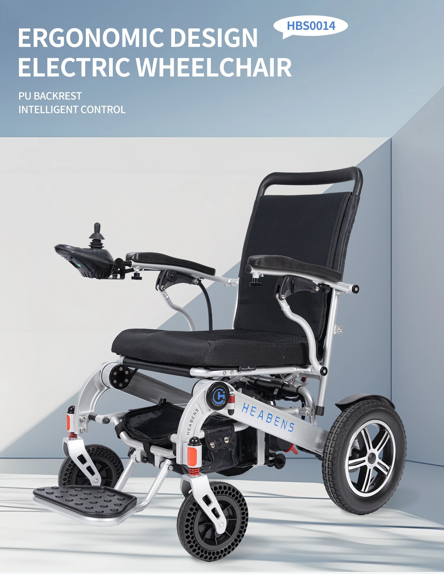 HBS0014 Lightweight Folding Wheelchair - Electric Mobility