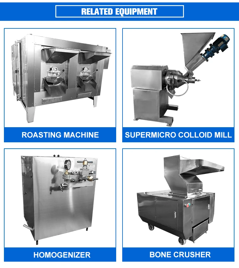 Professional Sesame Peanut Cocoa Butter Grinding Colloid Mill/almond ...