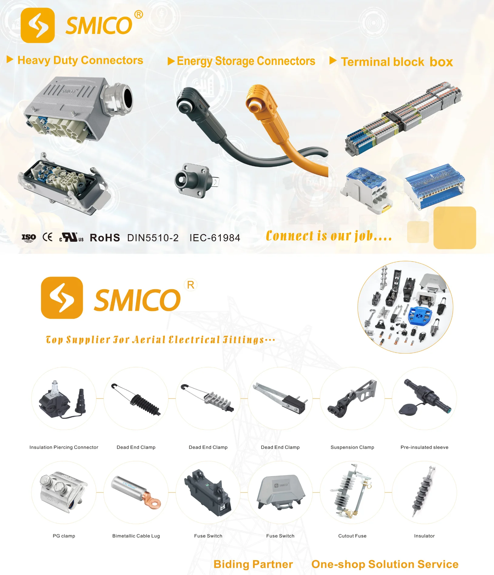 Smico for UL Single Pole Distribution Ukk Terminal Block SO411/125 PC ...
