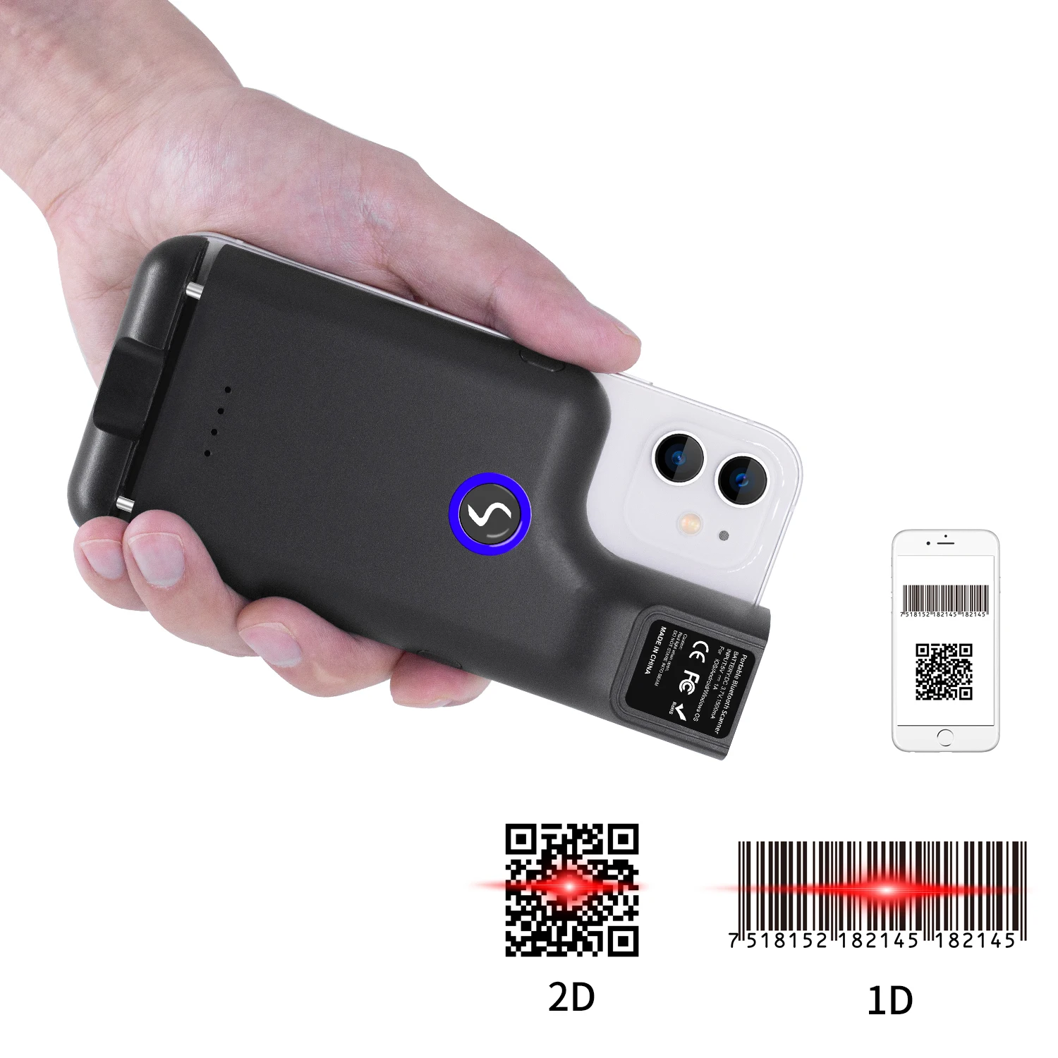 Symcode MJ-R75 Wireless 2D Barcode Scanner - Reliable & Efficient