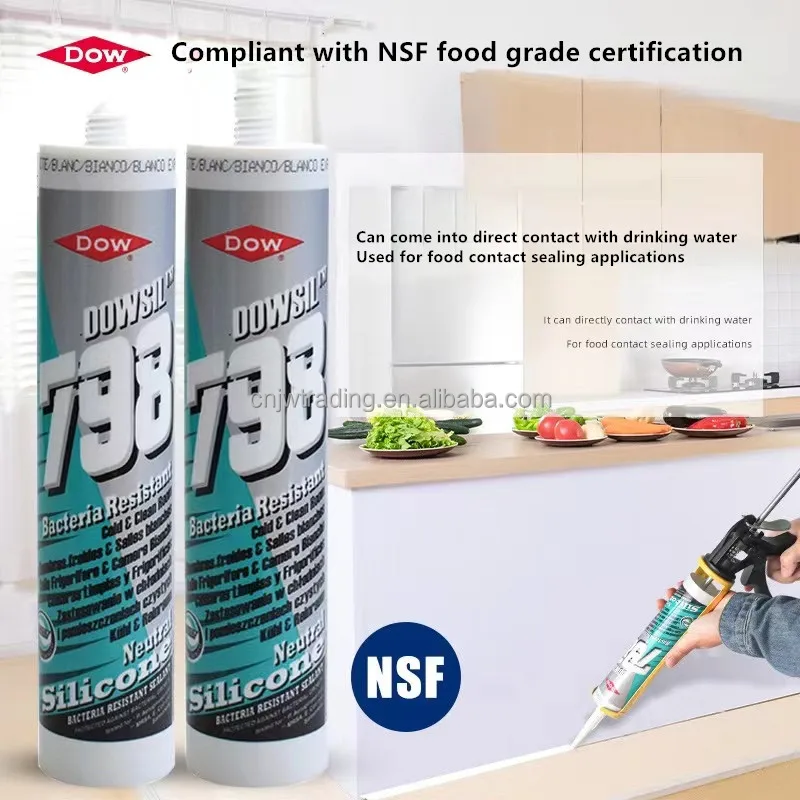 Dowsil 798 Cold & Cleanroom Silicone Sealant - Versatile & Durable