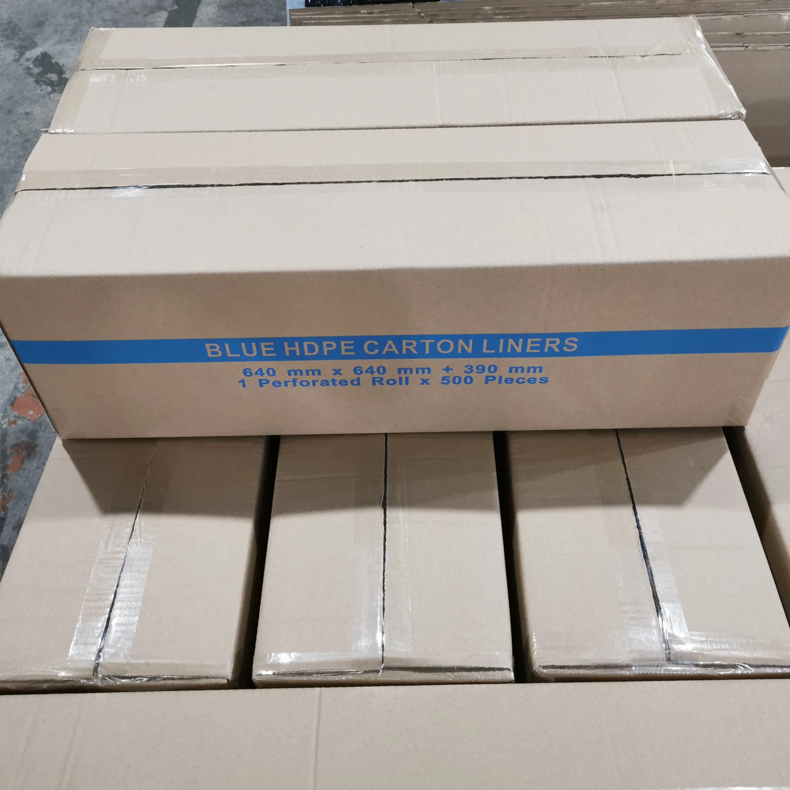 Food Grade Plastic Carton Liners Clear Blue Yellow Meat Bag Customized ...