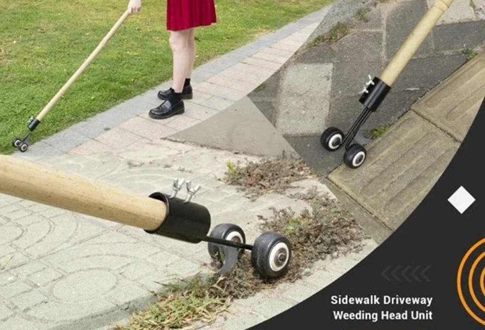 No-bend Weed Eater Adjustable Roller Gardening Weed Eater Weed Hook ...