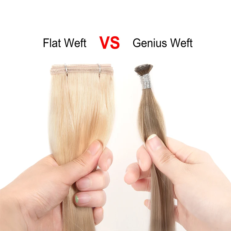 Genius Wefts Top Quality 180g Human Hair Genius Weft Hair Extention - Buy Genius Wefts Top ...