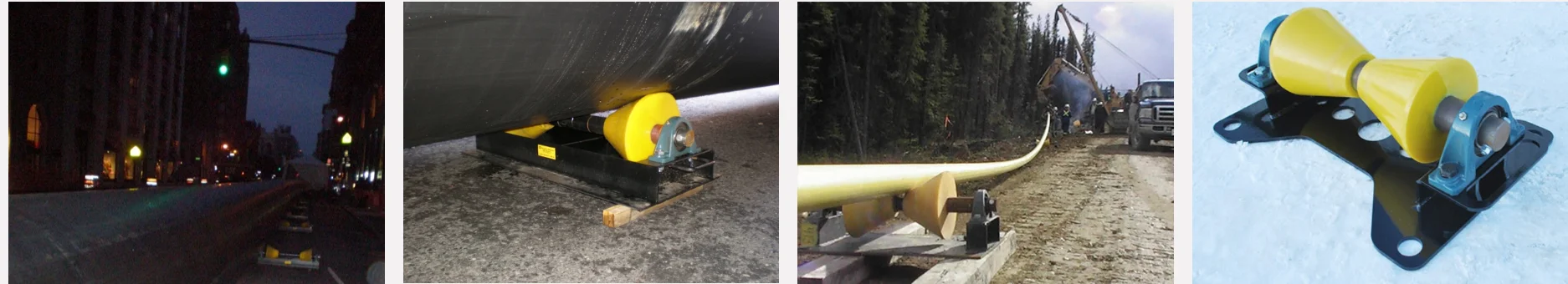 Polyurethane Rubber Rollers for Pipe Pulling - Durable & Antistatic