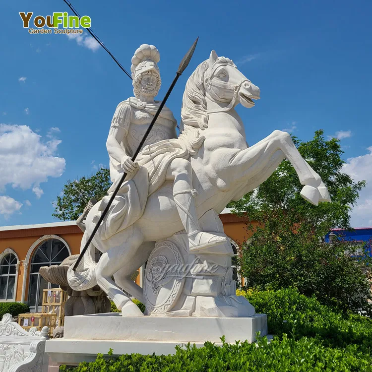 Knight And Horse Statue