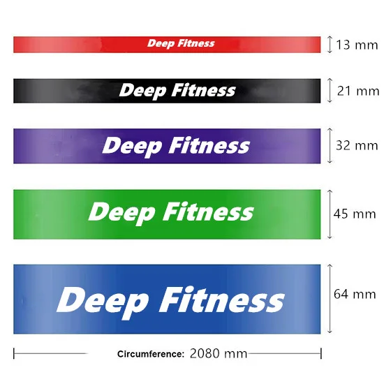 Custom Logo Rubber Bands - Durable & Versatile Fitness Tools