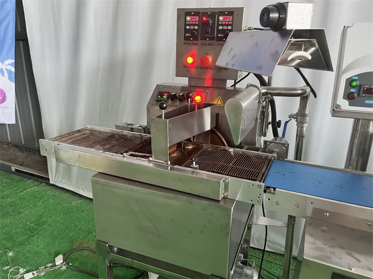2023 Table Top Mini Chocolate Enrobing Coating Machine