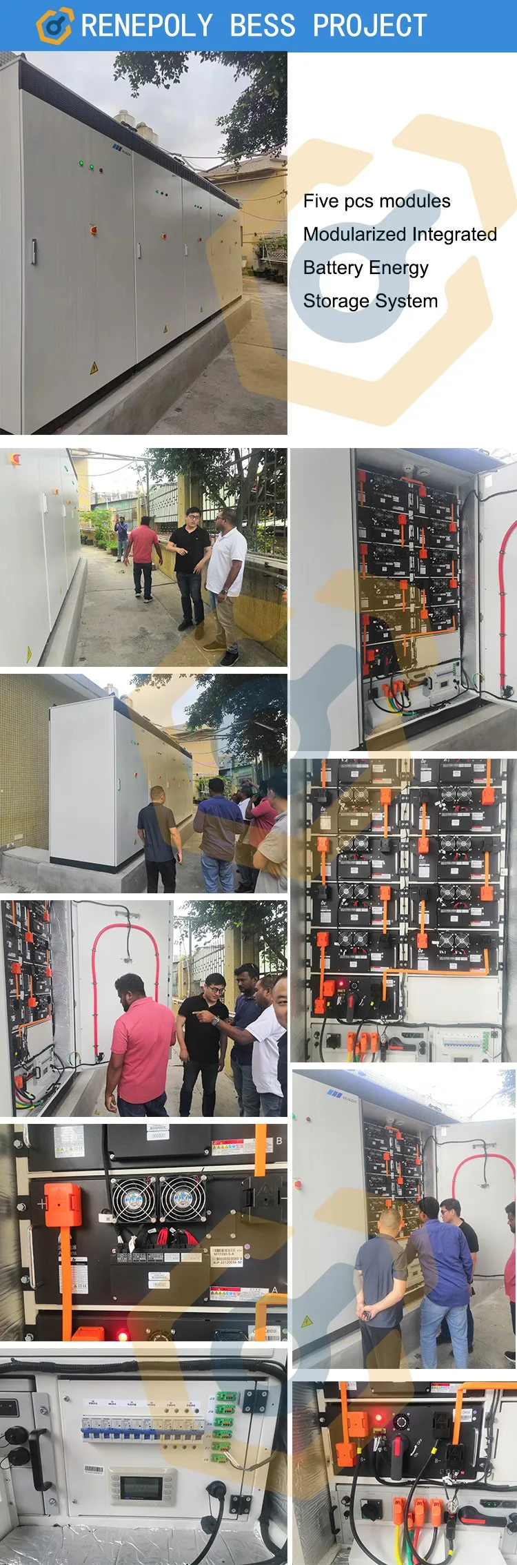 Bess Microgrid 100wh 110wh Modular Solar Battery Air Cooling Wind ...