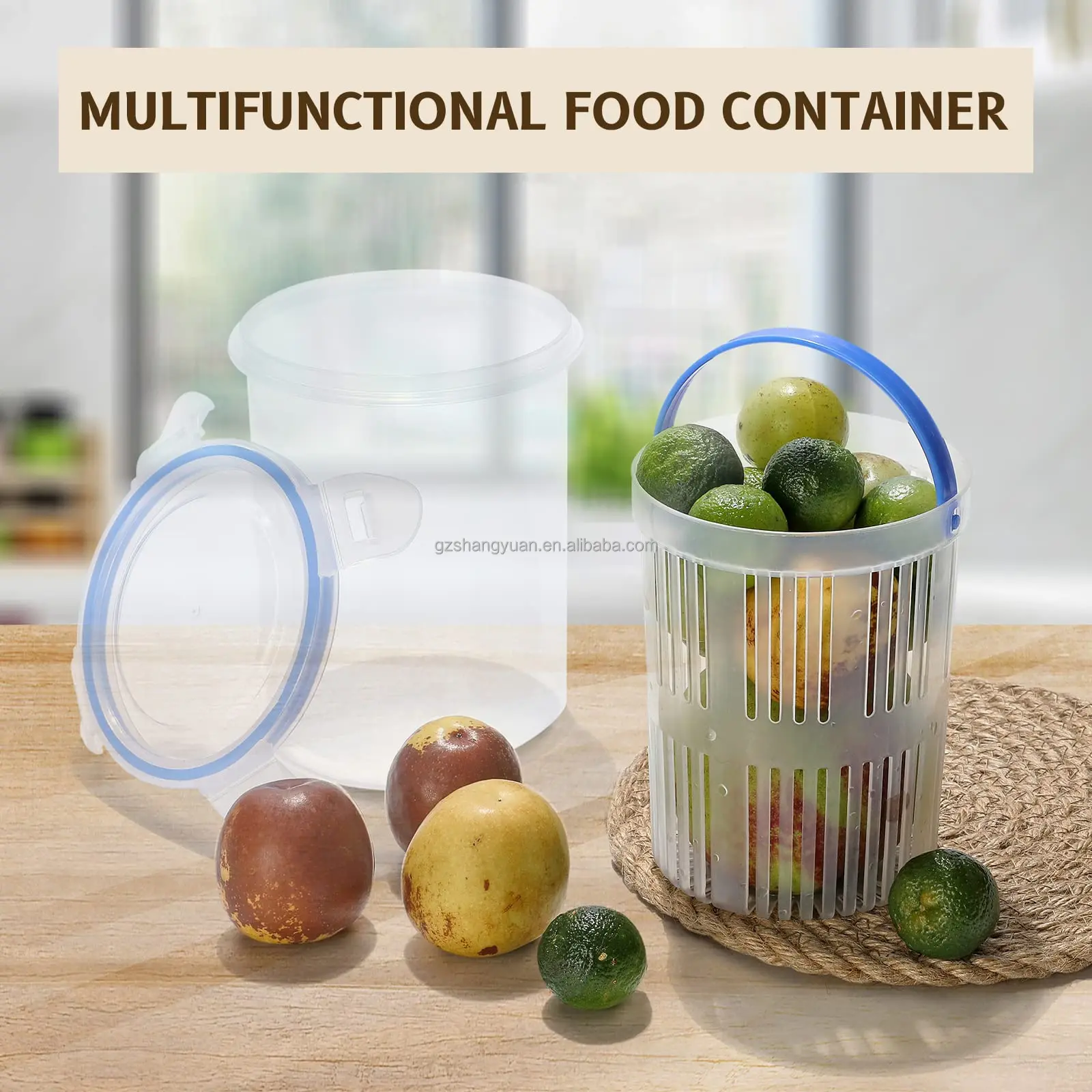 Pickle Container With Strainer 24 Oz Pickle Jar With Leak Proof And ...