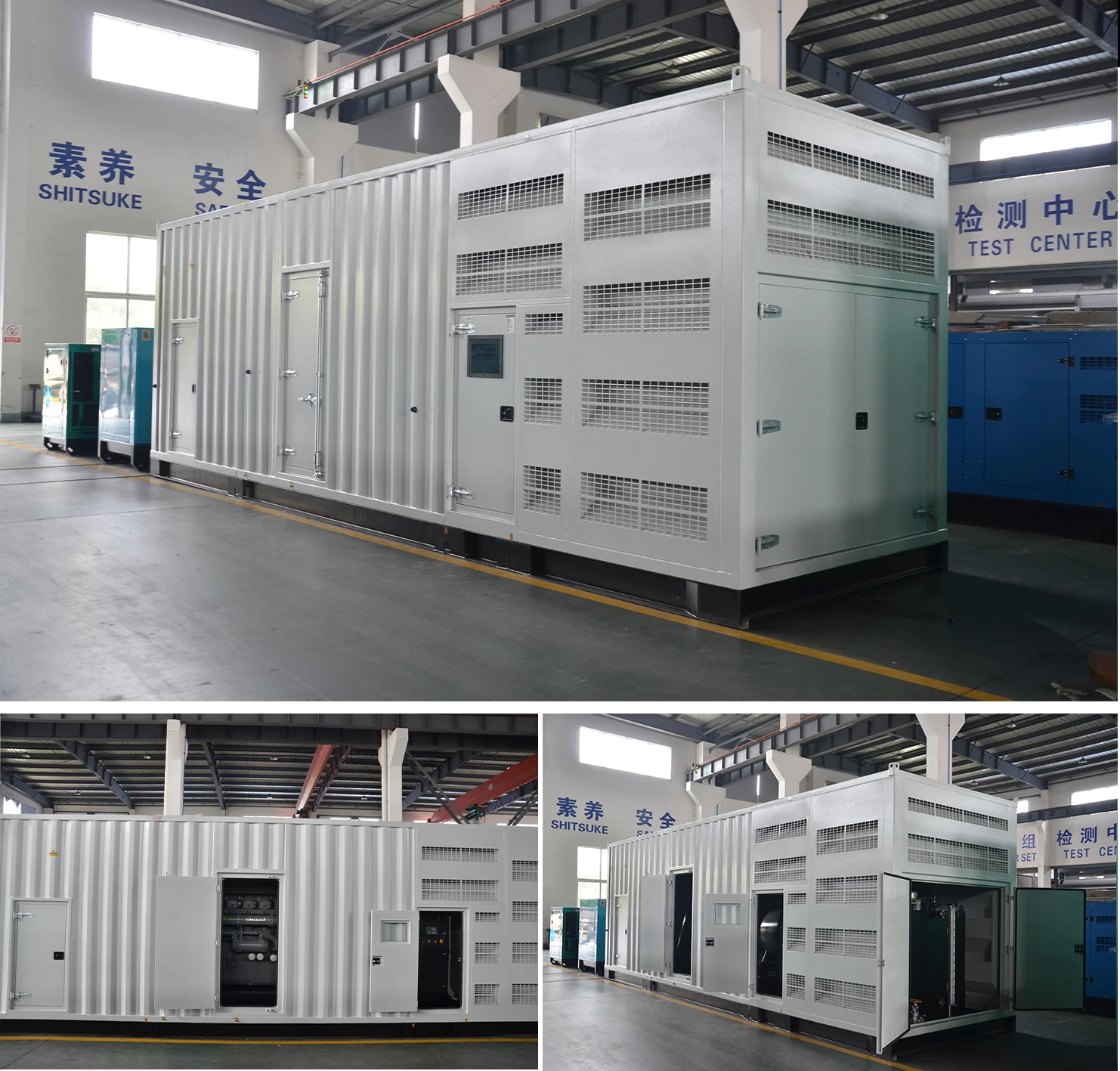 40hq Container Generator 1500kw Diesel Genset Large Power Industrial ...