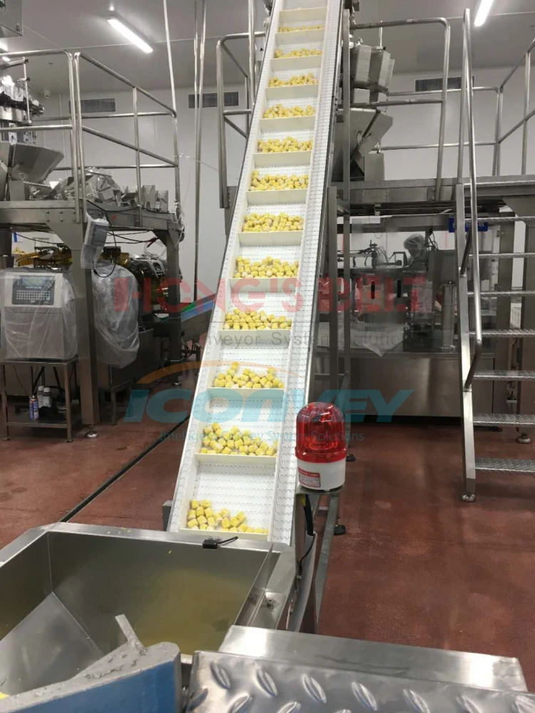 Hongsbel Modular Belt Band Inclined Conveyor - Flexible & Easy Maintenance