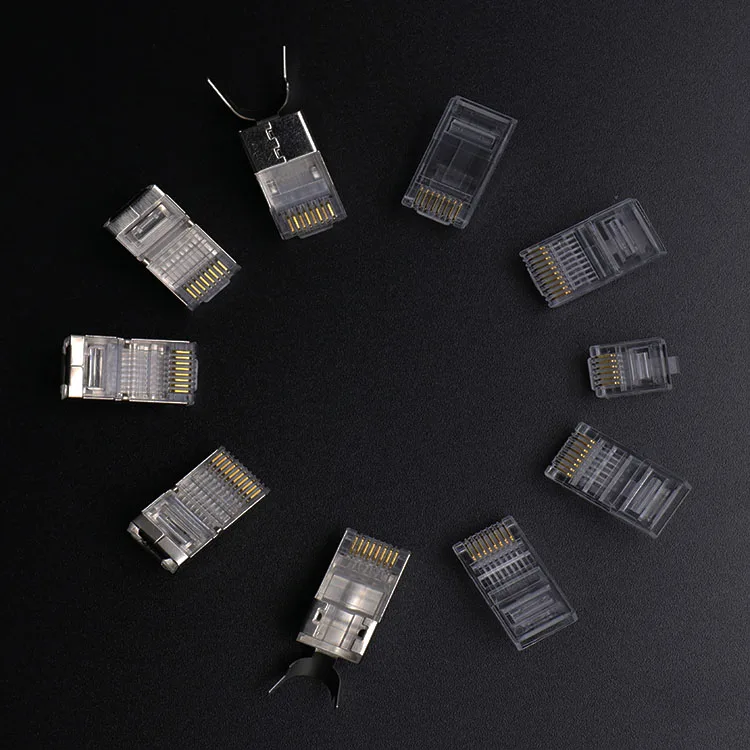 2023 New Factory High Quality Krystal Rj45 Connector Through Hole Rg45 ...