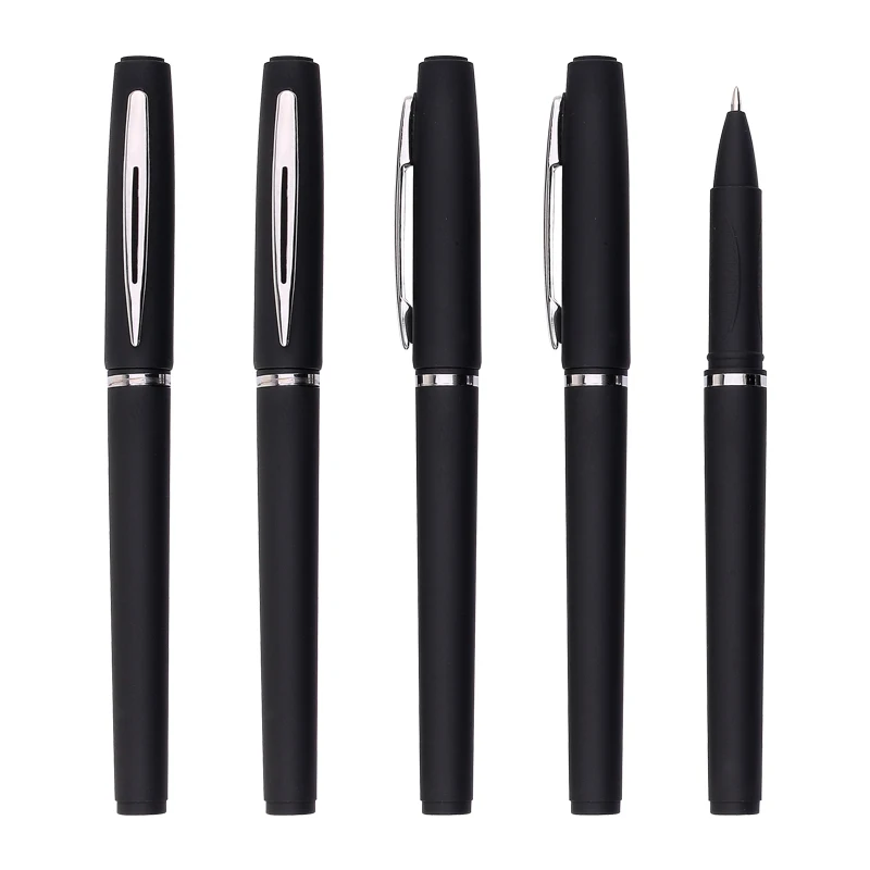 Custom Soft Rubber Coated Finishing Plastic Gel Pen Wholesale With Logo ...