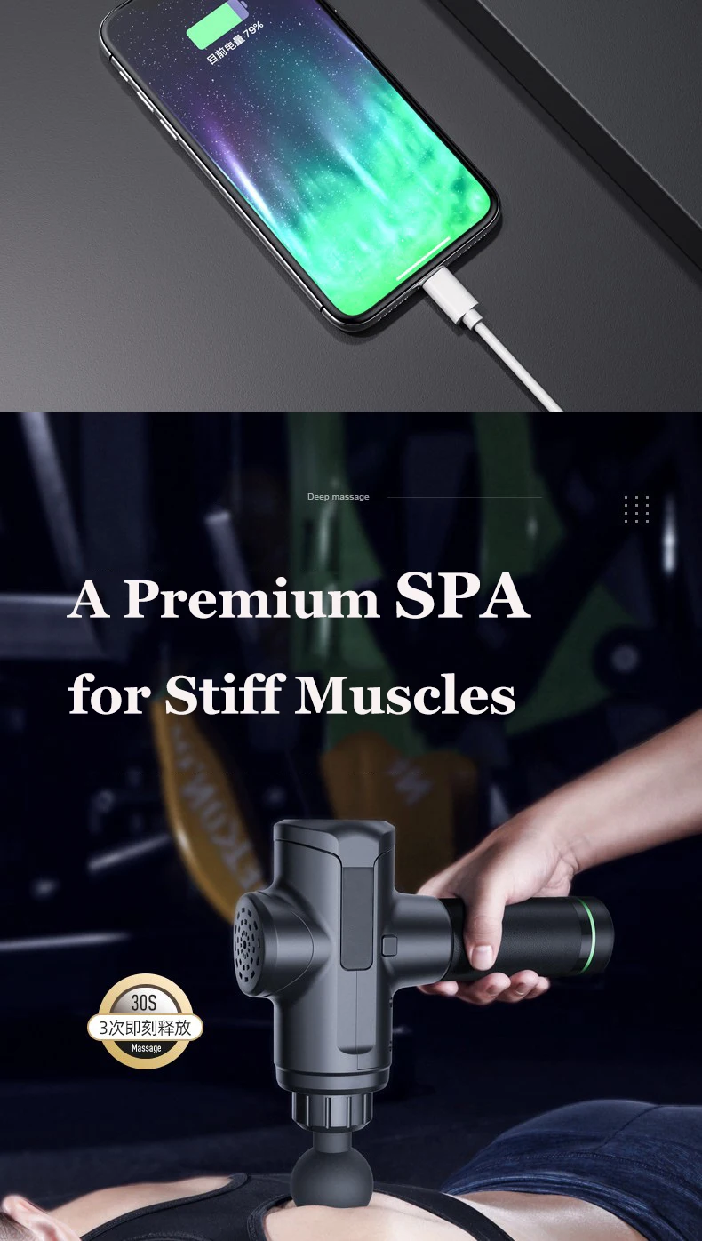 Custom Therapy Percussive Massage Tool Hand Massager Gun - Buy Hand ...