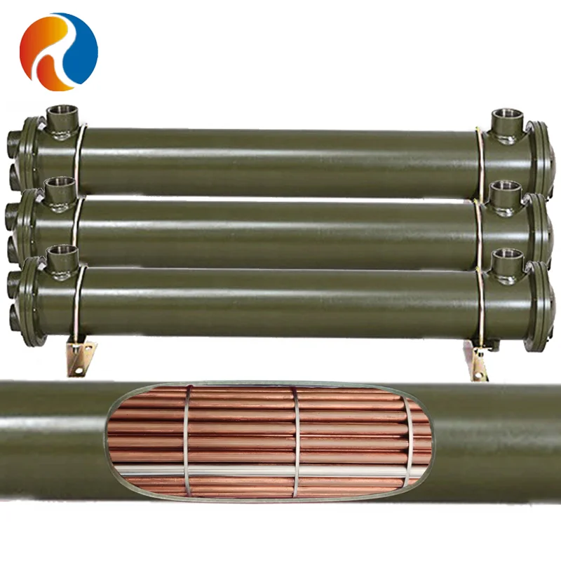 Copper Tube Oil Cooler Japan KAMUI Shell Tube Heat Exchanger FC Series ...