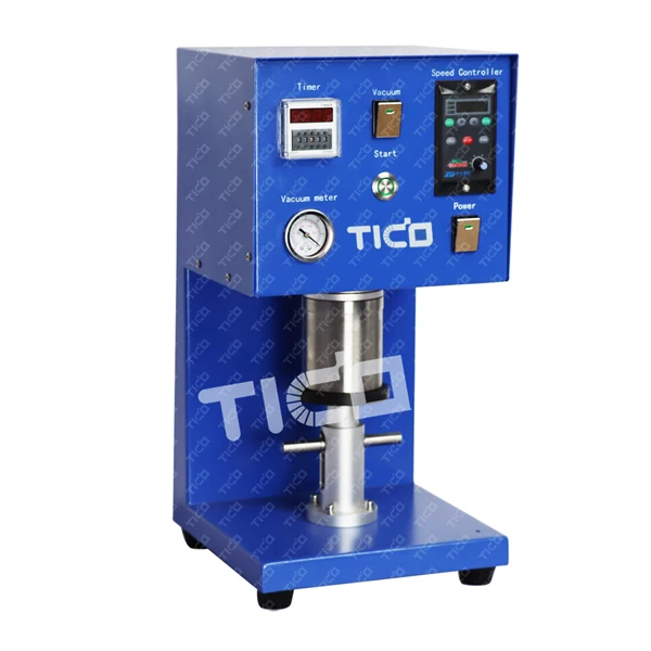 Compact Vacuum Battery Slurry Mixer Mixing Machine With 150 250 500ml ...