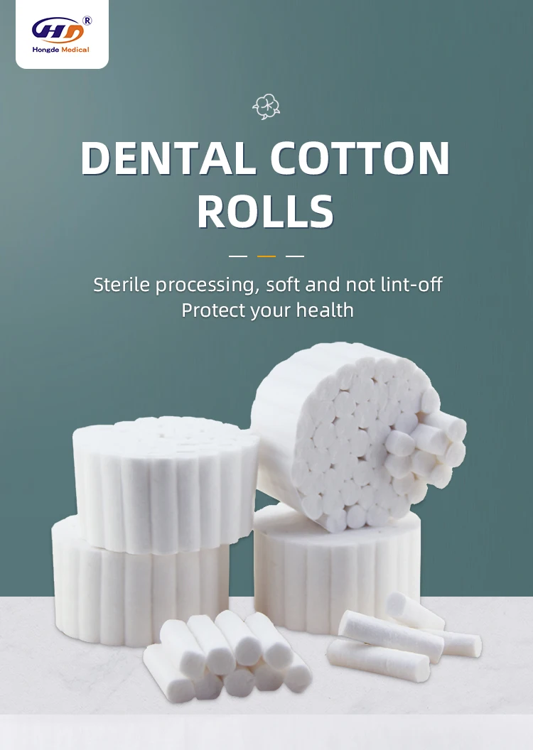 Disposable Dental Cotton Roll Absorbent Hospital Medical Cotton Dental ...