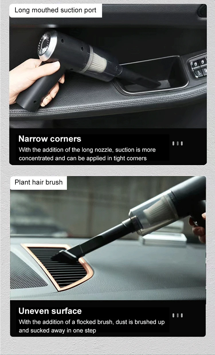 Qd004 Mini Table Cleaner Room Office Portable Window Handheld Wireless ...