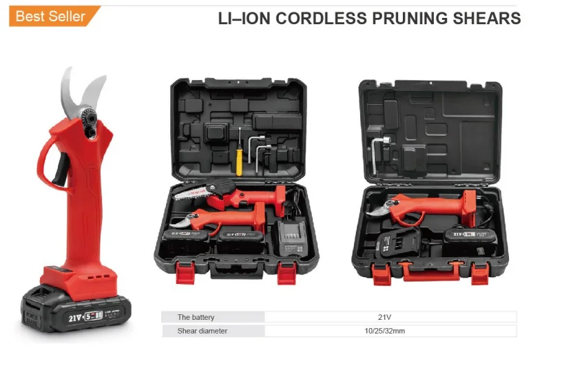 Telescopic Electric Pruning Shear - Efficient Tree Care