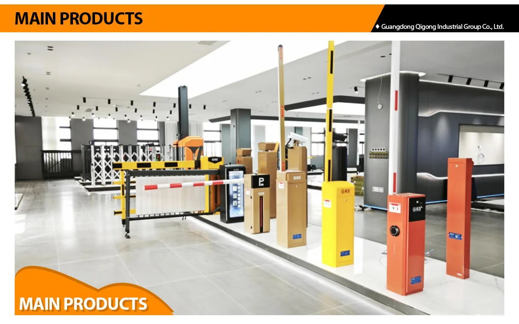 UHF ANPR Parking Barrier Gate System with License Plate Recognition LED ...