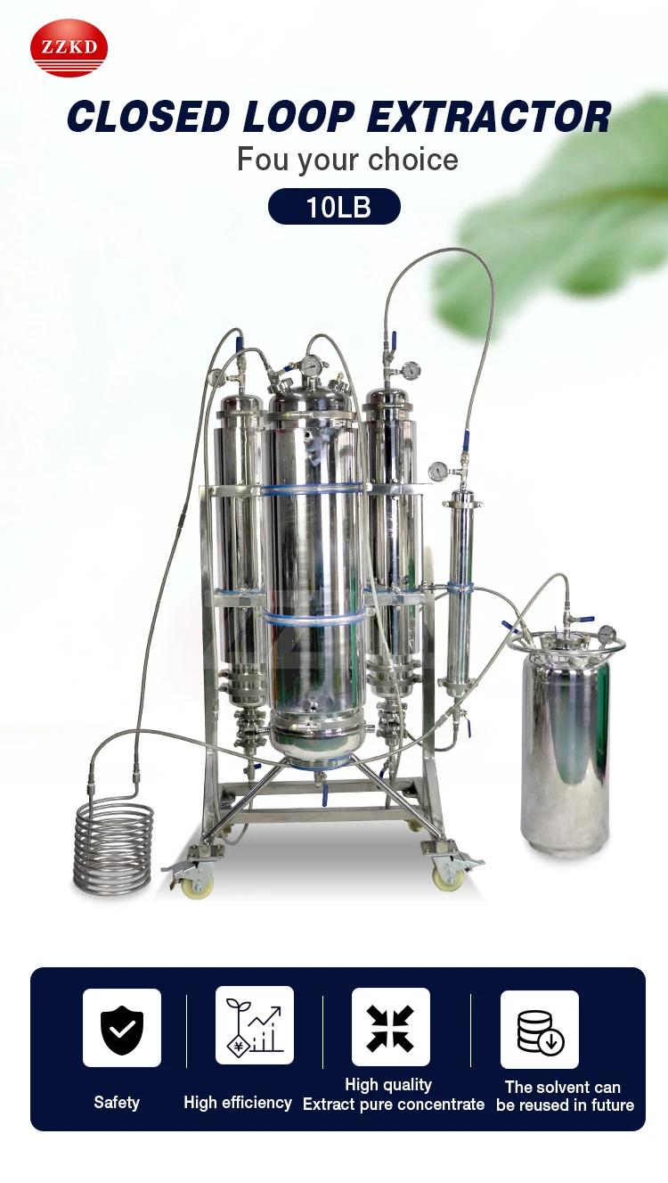 10 lb Closed Loop Extractor Asme Texas Warehouse in Stock| Alibaba.com