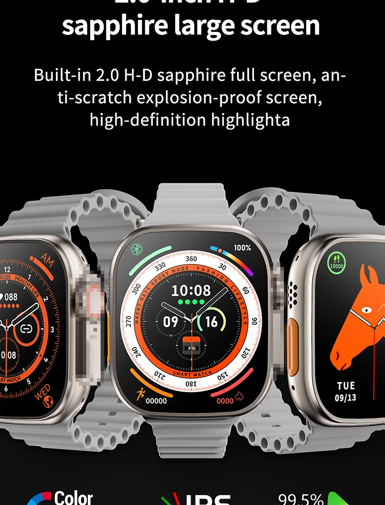 Z8 Ultra Smartwatch Wearfit Smart Watch Pro Series 8 Touch Screen 49mm ...