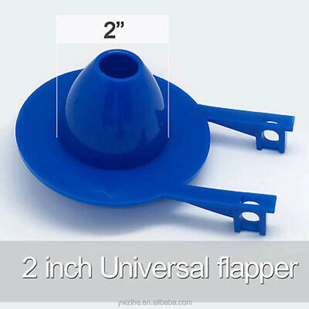 Toilet Drain Valve Flush Replacement Rubber Flapper Kit