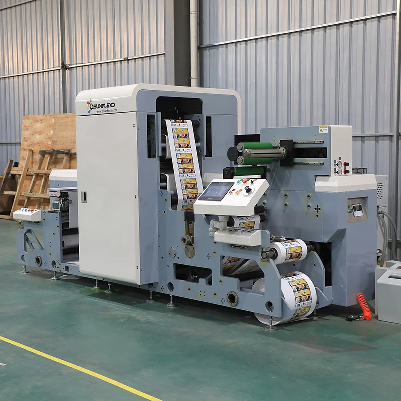 Sticker Label Tag UV Plastic Paper Printing Machine Printing Press ...