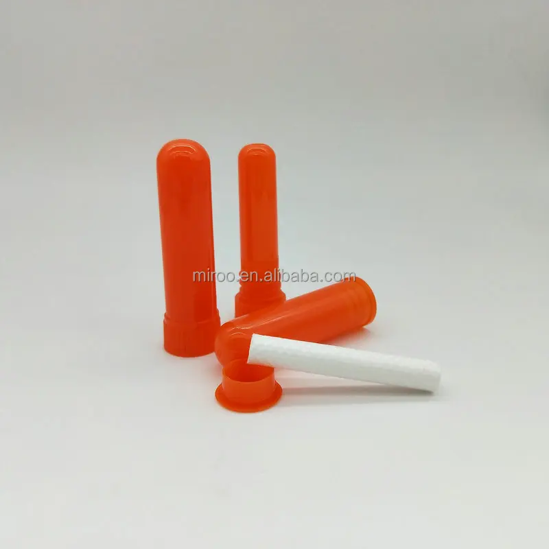 Empty Nasal Inhaler Tube Plastic Refill White Black Blue Yellow Red ...