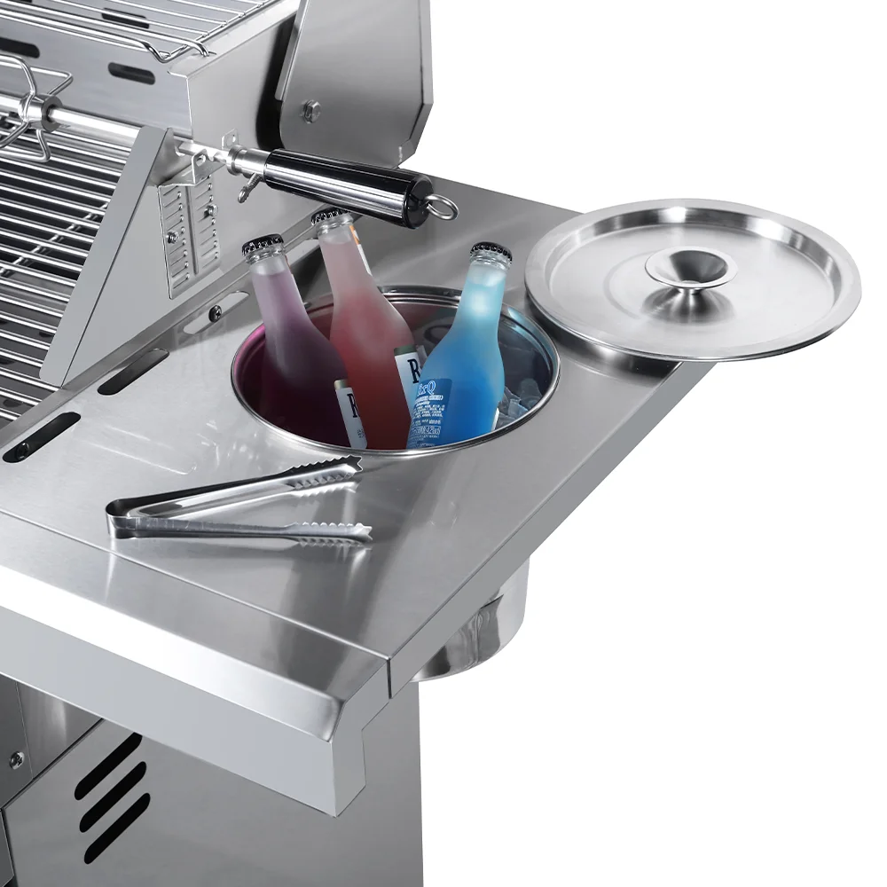 Modular Outdoor Kitchen - Customizable Stainless Steel BBQ