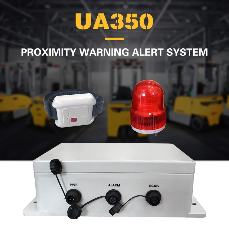 Safety Warehouse Forklift Proximity Detector Collision Avoidance Tag Uwb Ua350 Pwas Proximity ...